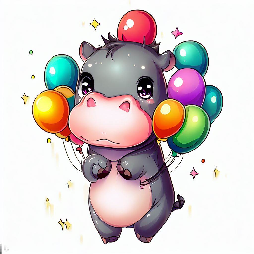 Hippo Balloon